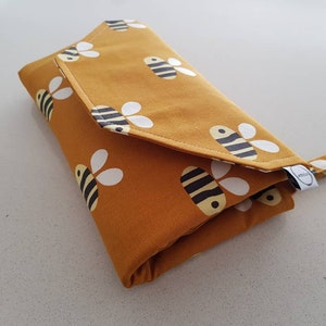 Bumble Bee Nappy Change Mat Clutch W/ Wipes Pocket - Nappy Bag - Nappy ...