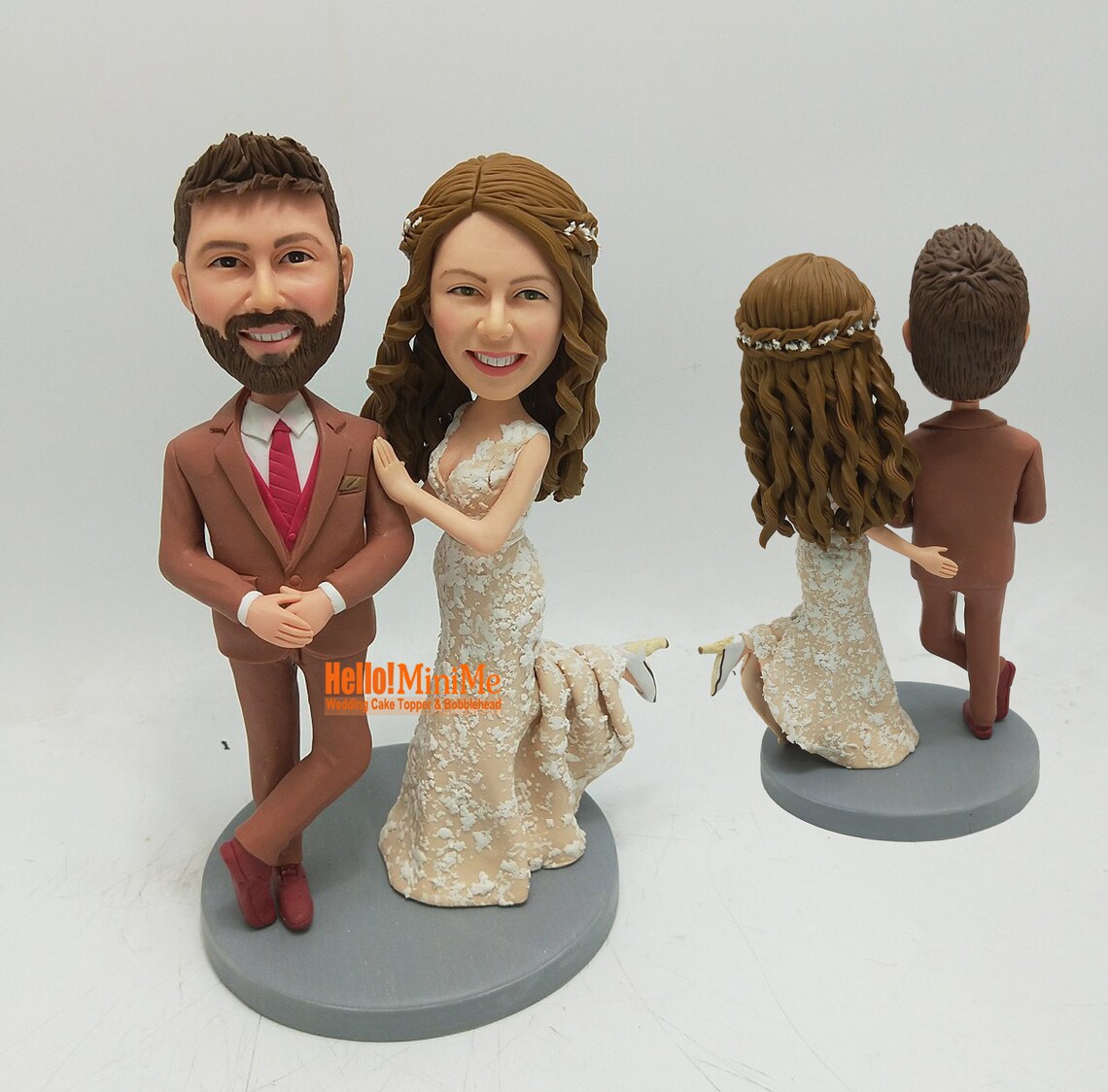Cake Topper Bobblehead Custom Cake Topper Wedding Cake Topper - Etsy