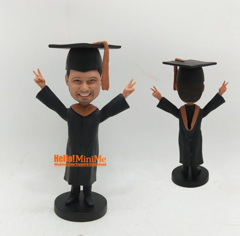 Graduate Bobble Head Birthday Bobblehead Graduation Gift - Etsy