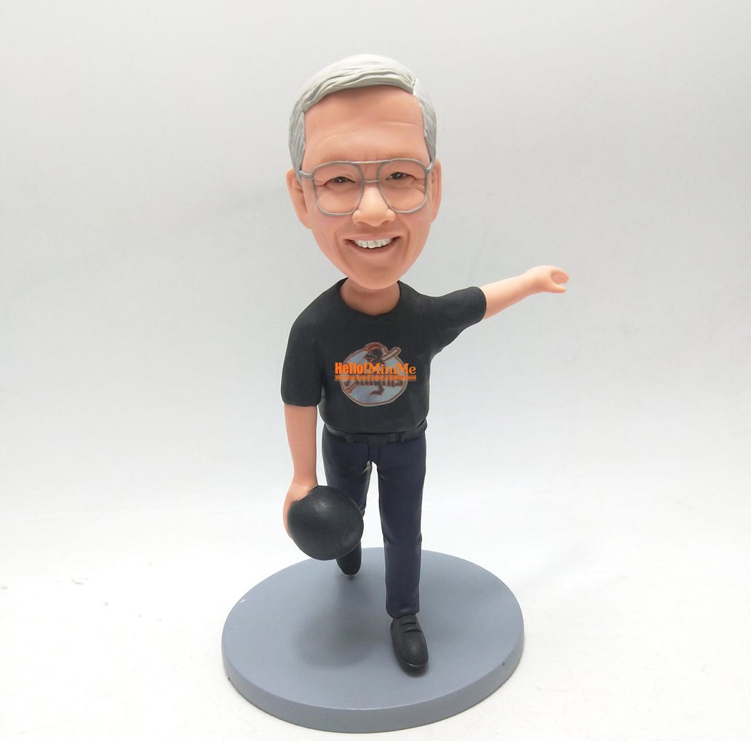 Custom Bowling Bobblehead: Personalized Bowler Gift - Etsy