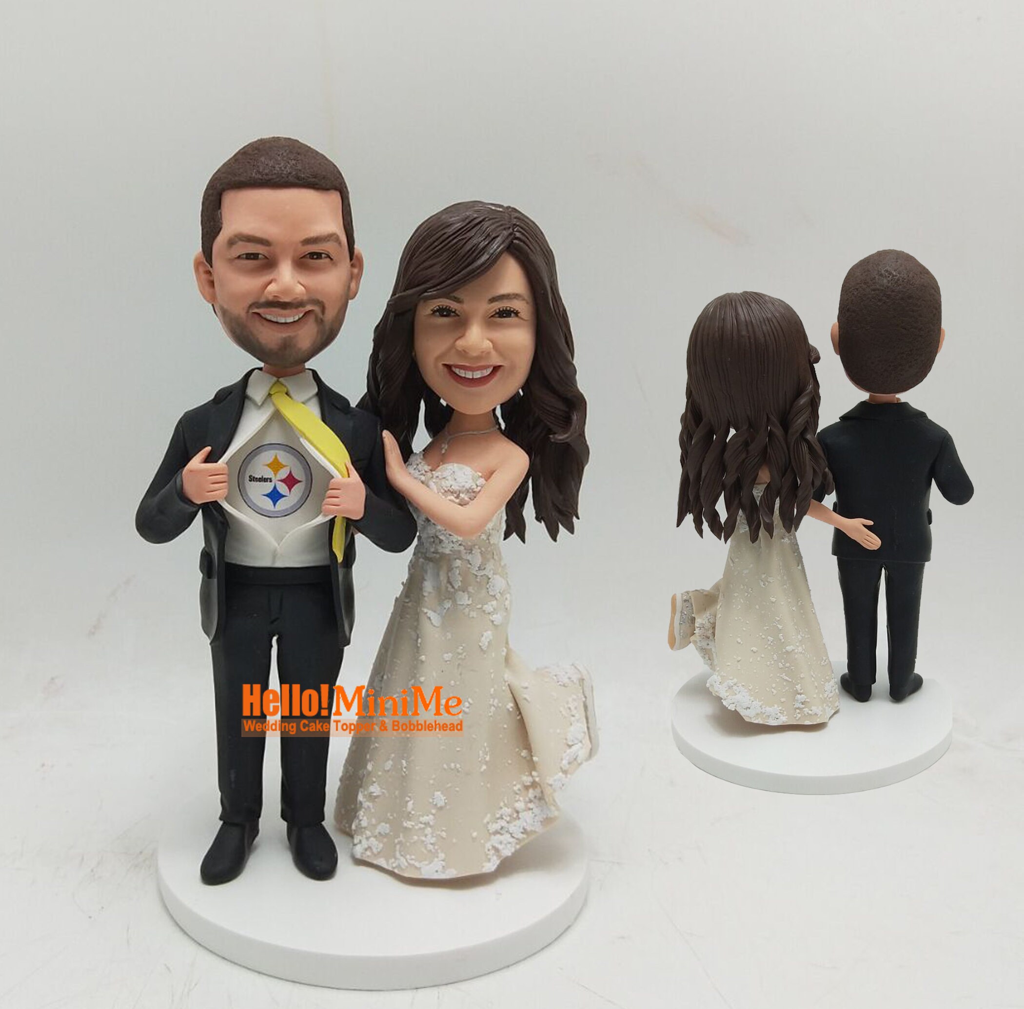 Custom Made Wedding Cake Topper Bobblehead Custom Cake Topper | Etsy