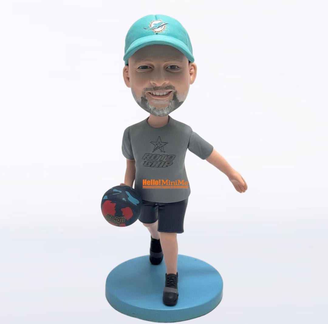 Custom Bowling Bobblehead, Custom Bowling Figurine, Bowler Bobblehead ...