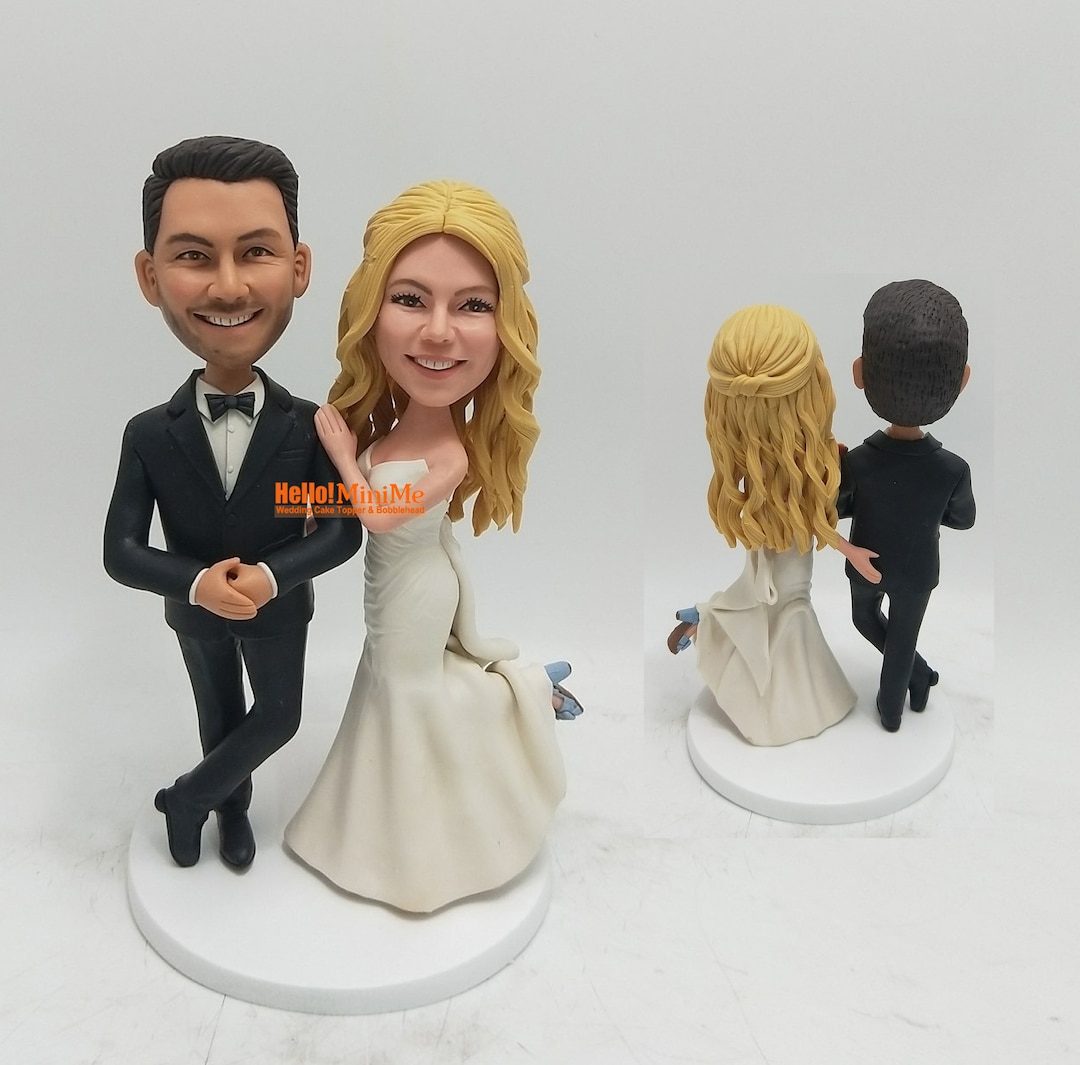 Cake Topper Bobblehead Custom Cake Topper Wedding Cake Topper Custom ...