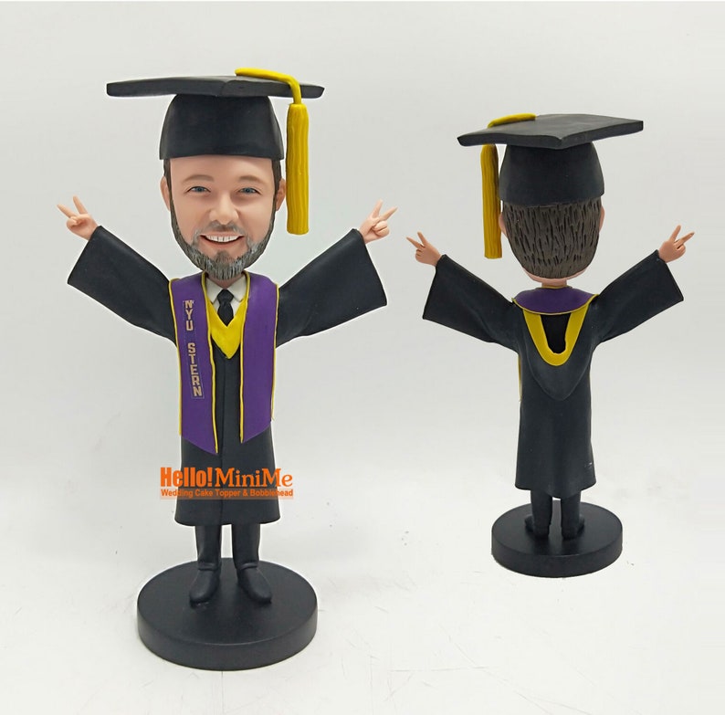 Graduate Bobblehead Graduation Gift Graduate Bobble Head - Etsy