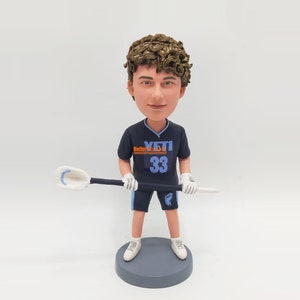 Lacrosse Bobble Head Christmas Gift Custom Lacrosse Bobbleheads ...