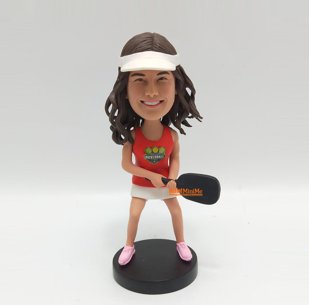 Pickleball Bobblehead Christmas Gift Custom Bobblehead Pickleball ...