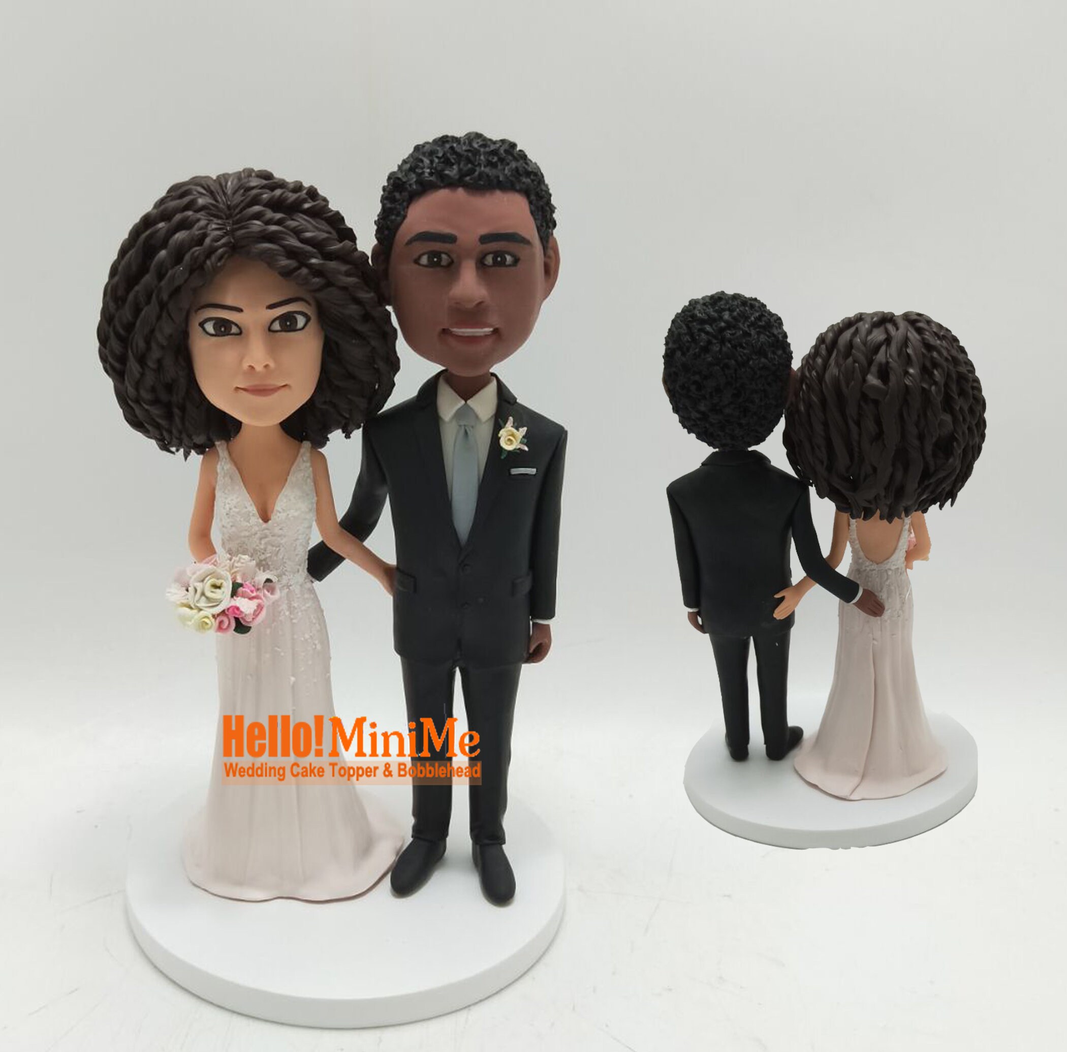 Bitmoji custom bobblehead cake topper for wedding gift bitmoji ...
