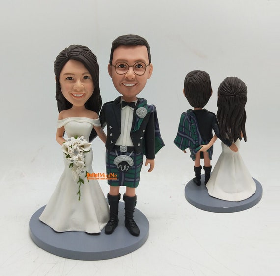 Custom Cake Topper Scotland Kilt Cake Topper Bobblehead - Etsy