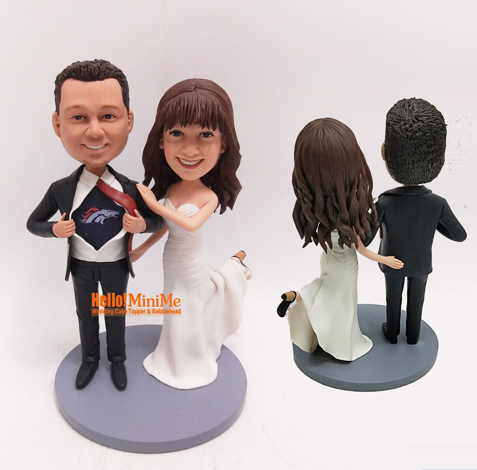 Wedding cake topper Bobblehead cake topper for wedding cake | Etsy