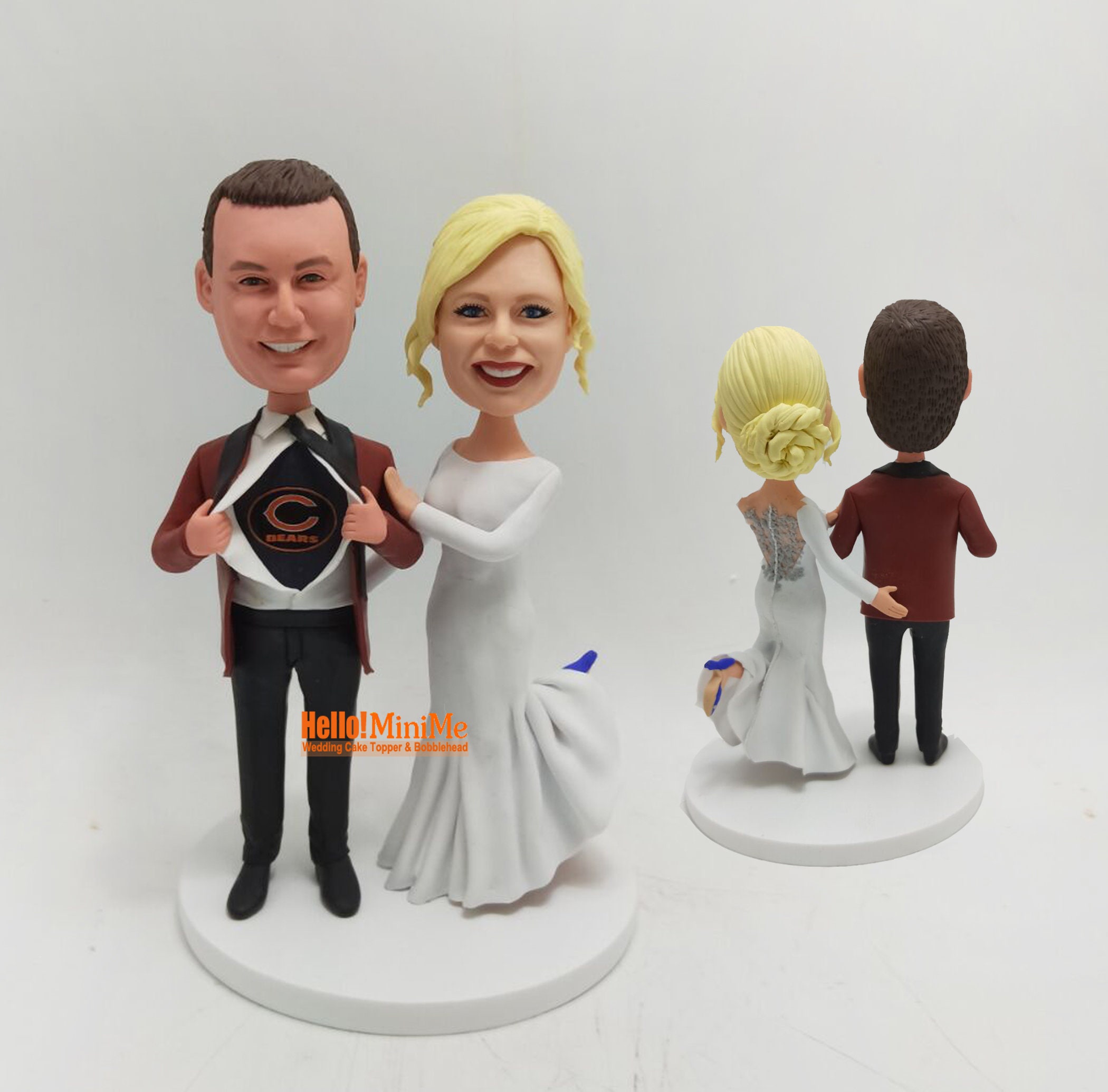 Cake Toppers for Wedding Bobble Head Custom Cake Topper | Etsy