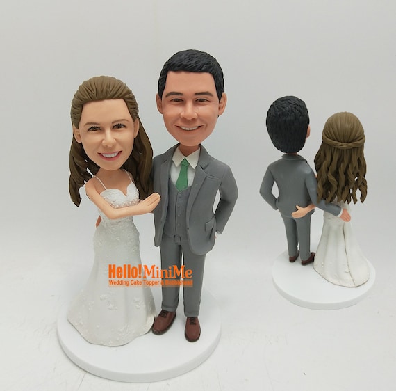 CT K1025 Cake toppers for Wedding Custom Cake Topper bobble head Custom ...