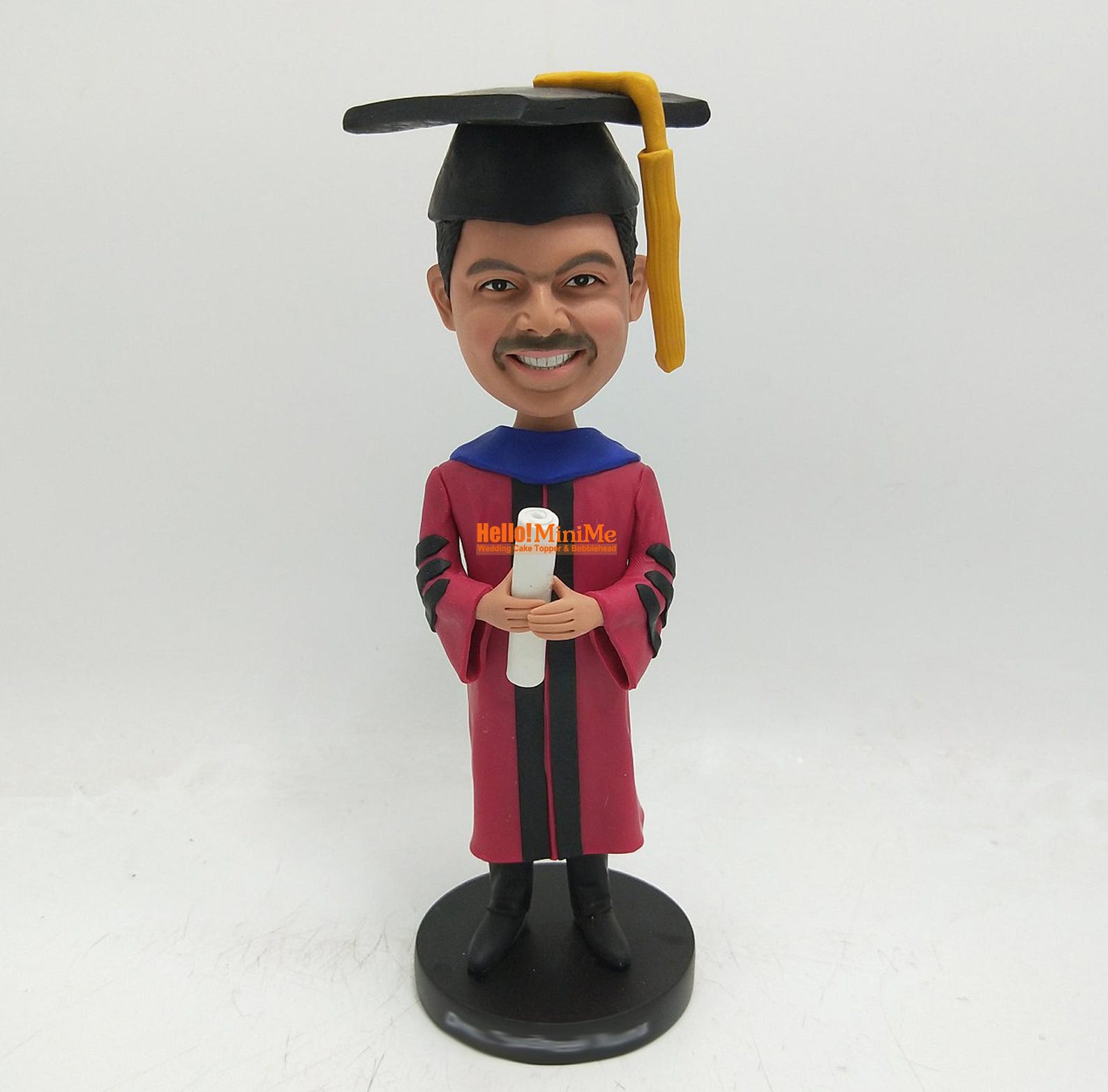 Personalized Graduation Bobblehead From Photo, Custom Graduate Figurine ...