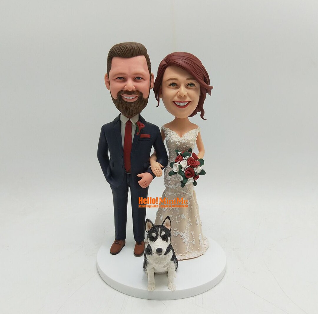 Cake Toppers for Wedding Bobble Head Custom Cake Topper - Etsy