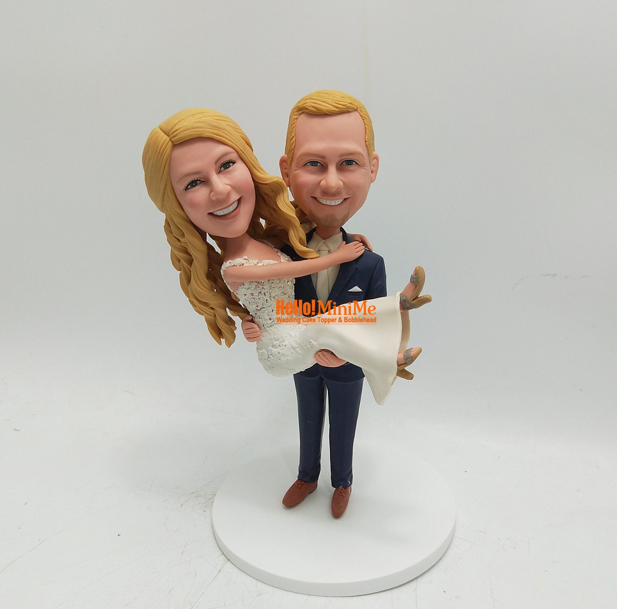 Wedding Cake topper Bobble head Custom figurine cake topper | Etsy