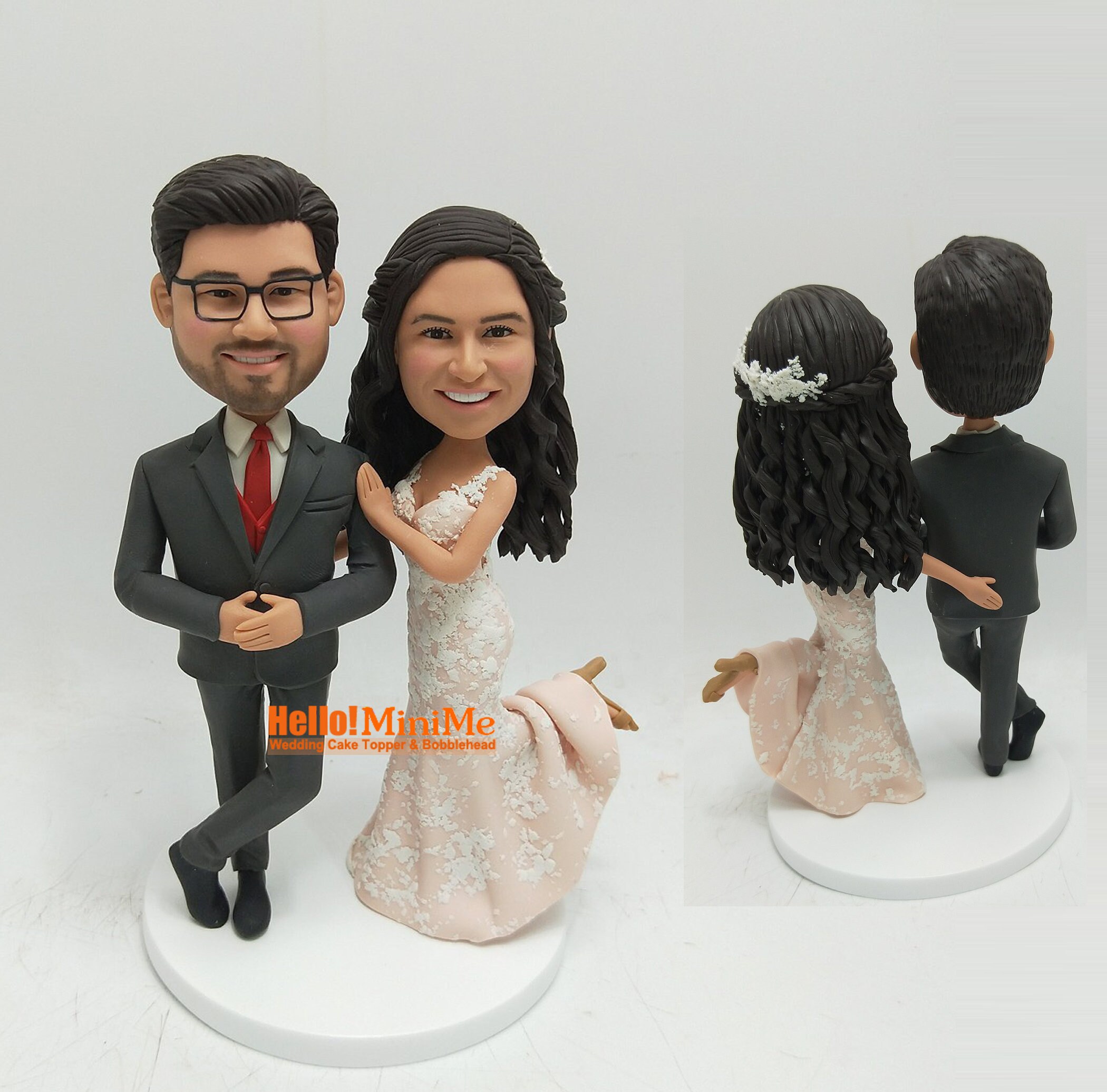 Custom Cake Topper Wedding Topper Custom Bobble Head Wedding | Etsy