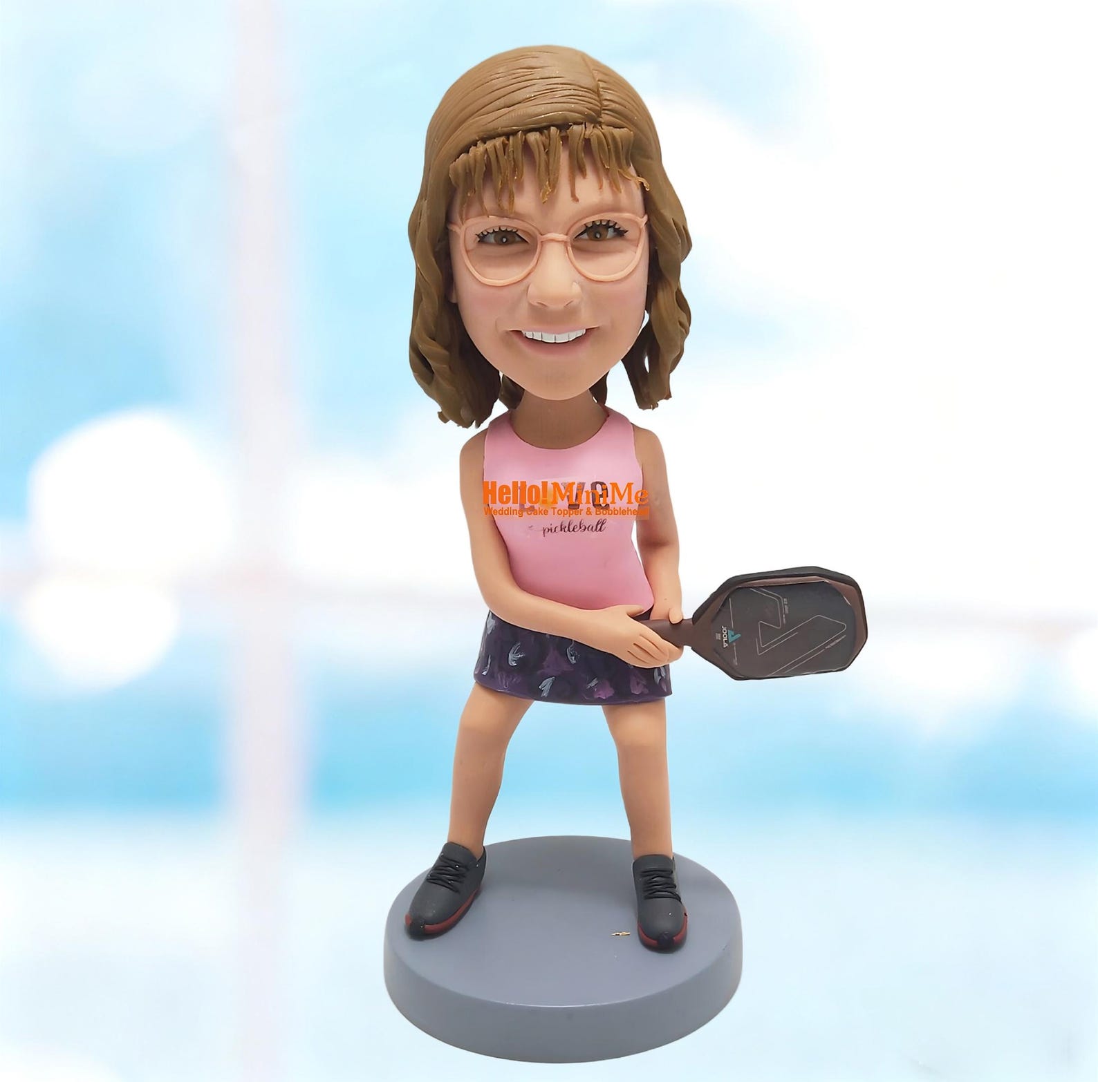Custom Pickleball Player Bobblehead, Personalized Sports Gift for Dad ...