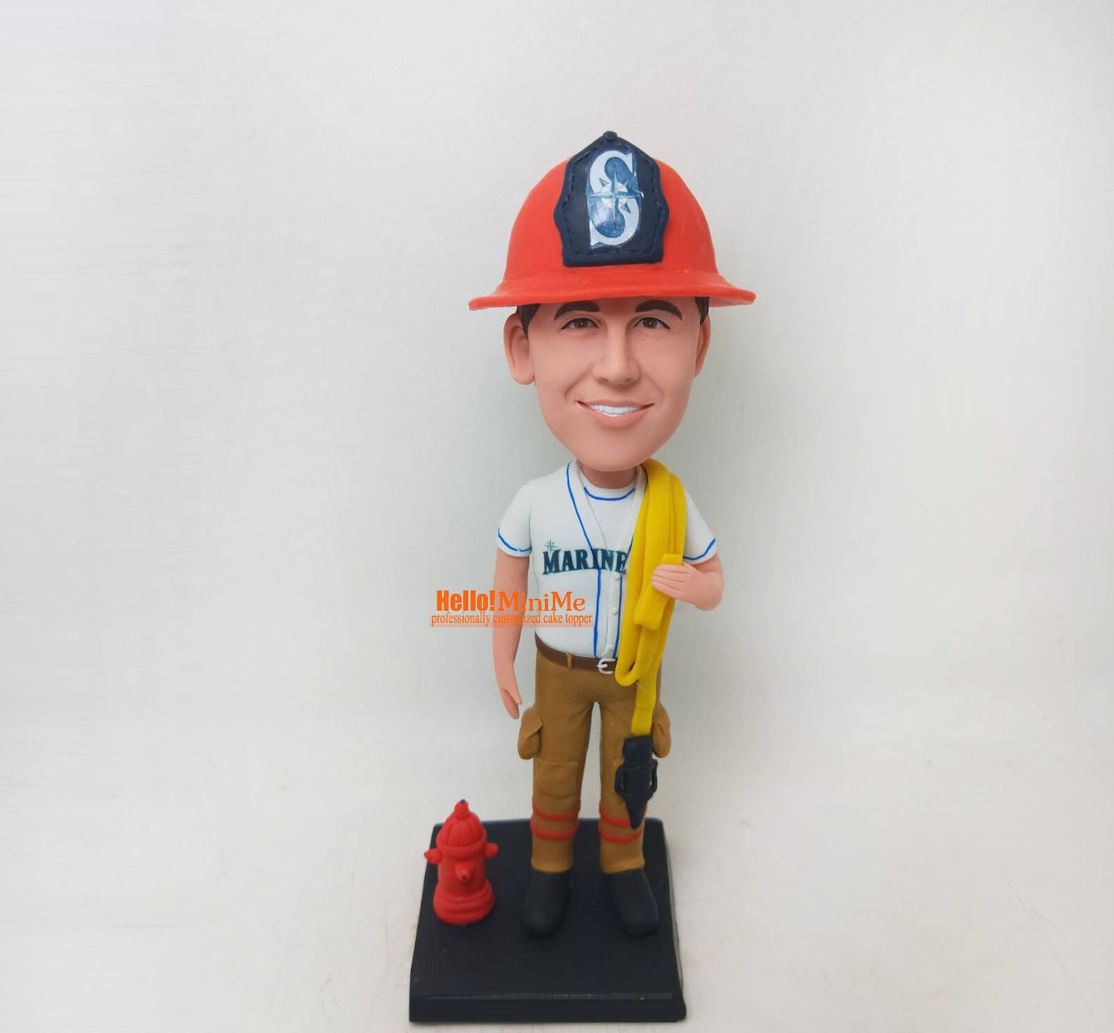 Firefighter Bobble Head Birthday Bobblehead Custom Bobble Head | Etsy