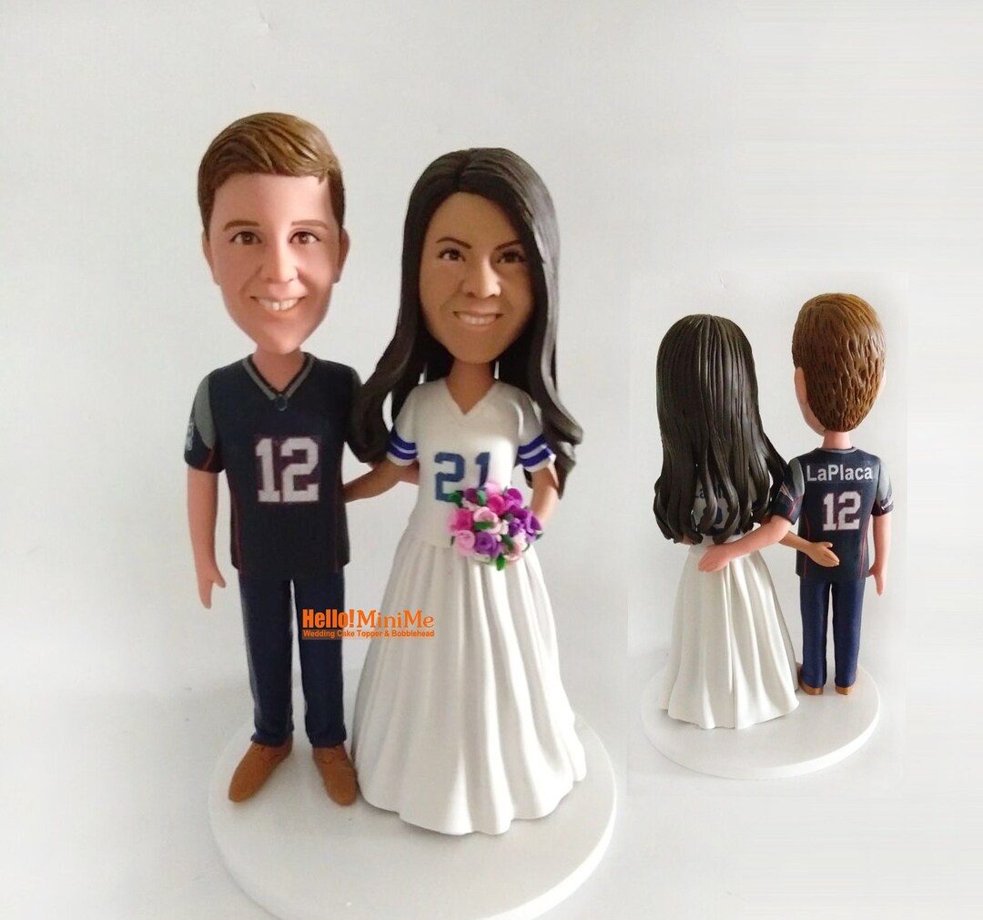Cake Toppers for Wedding Bobble Head Wedding Topper Bobblehead Custom ...