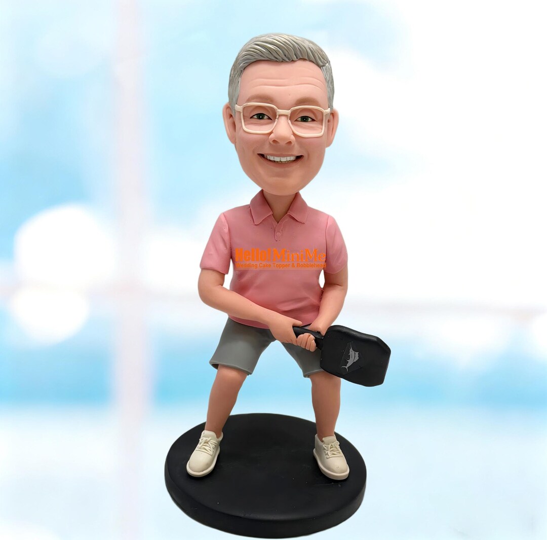 Custom Pickleball Bobblehead From Photo, Personalized Gift for ...