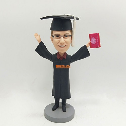 Graduation Bobblehead Graduation Present Graduate Bobble Head - Etsy
