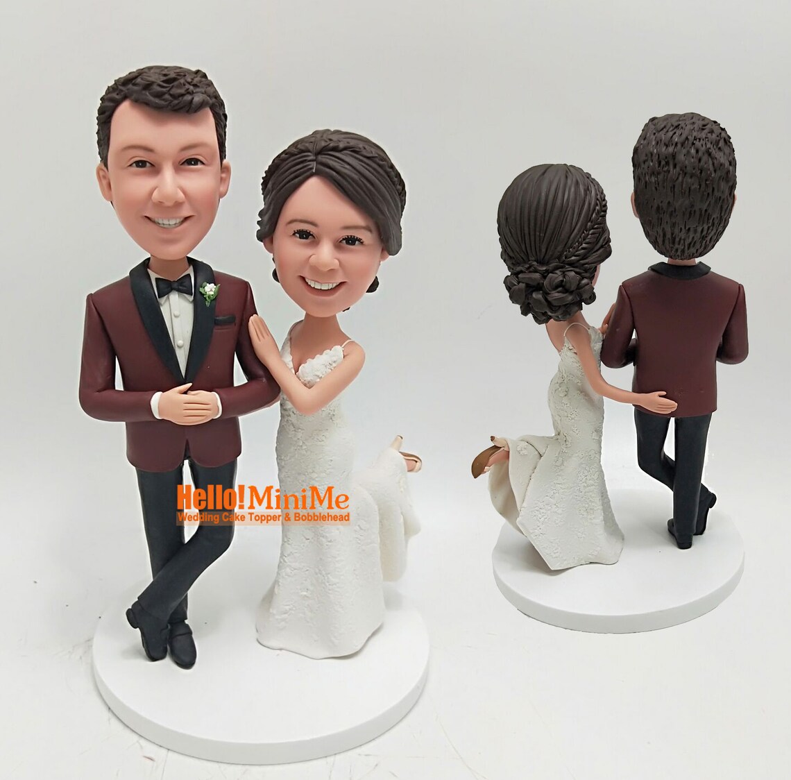 Cake Topper Bobblehead Custom Cake Topper Wedding Cake Topper - Etsy