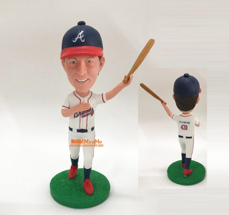 Custom Baseball Batter Bobblehead – Personalized Gift for Dad, Father’s ...