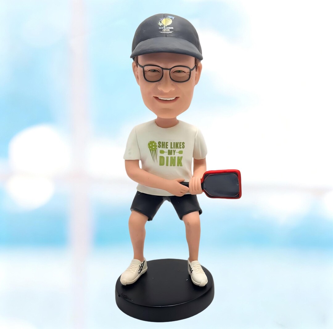 Custom Pickleball Bobblehead • Personalized Wedding or Anniversary Gift ...