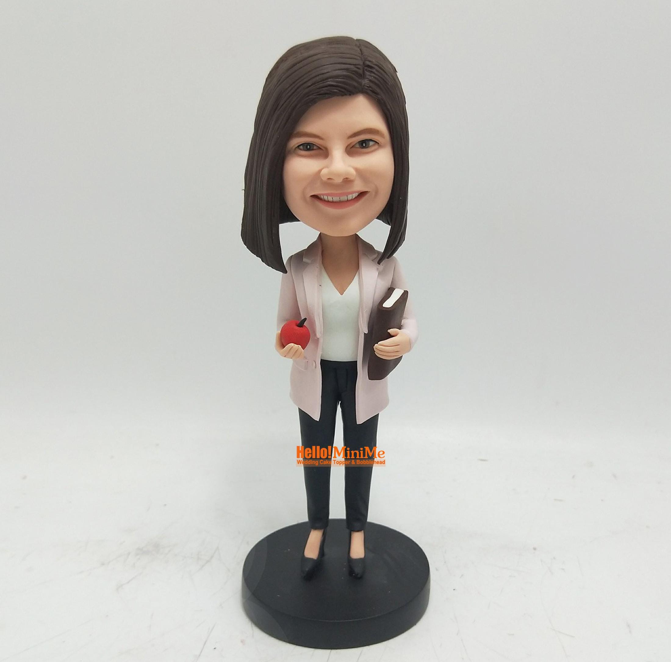 Custom Teacher Bobblehead: Personalized Teacher Appreciation Gift -K731 ...