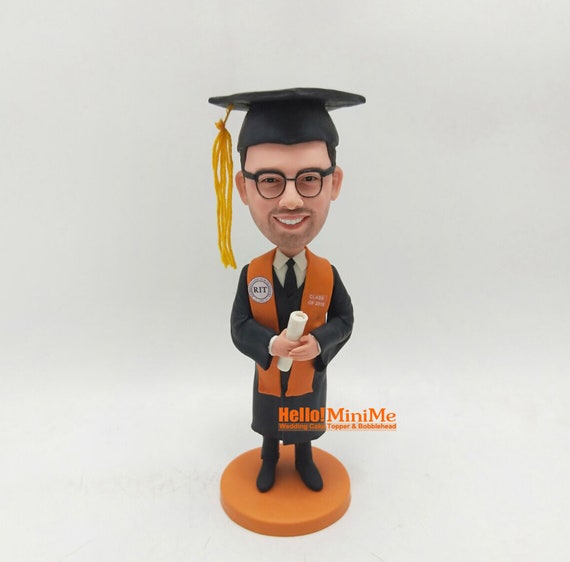 Graduate Bobble Head Graduation Gift Graduate Bobblehead | Etsy