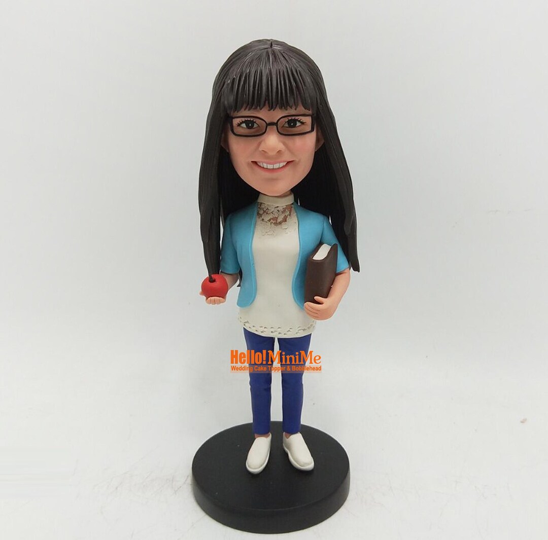 Custom Teacher Bobblehead, Custom Bobblehead, Handmade Custom Christmas ...