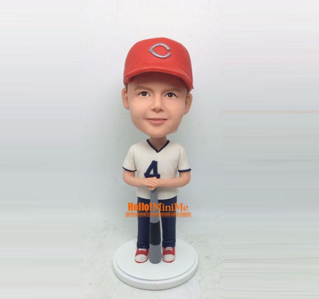 Birthday Bobble Head Kid Bobblehead Baseball Bobble Head - Etsy