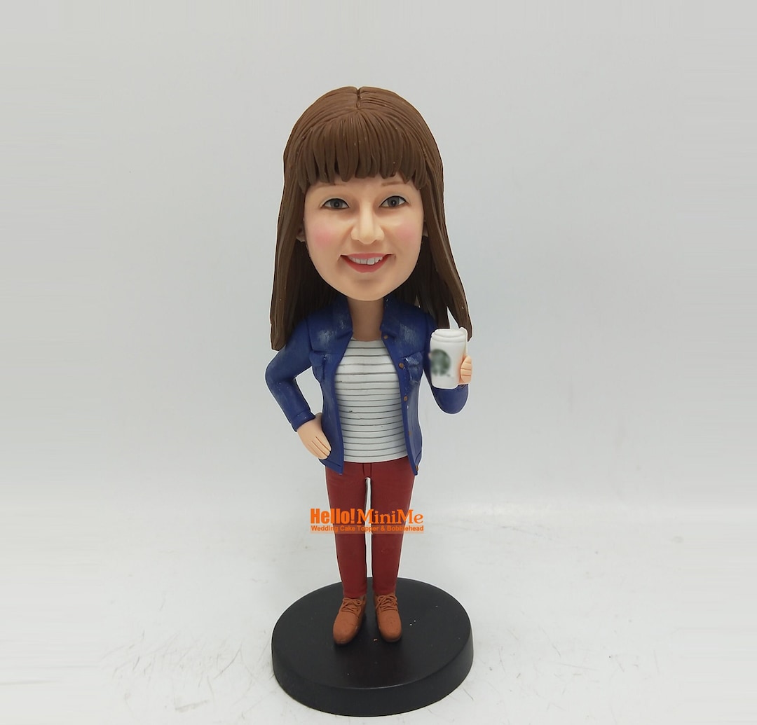 Custom Woman Bobblehead: Unique Personalized Gift –K1228 - Etsy