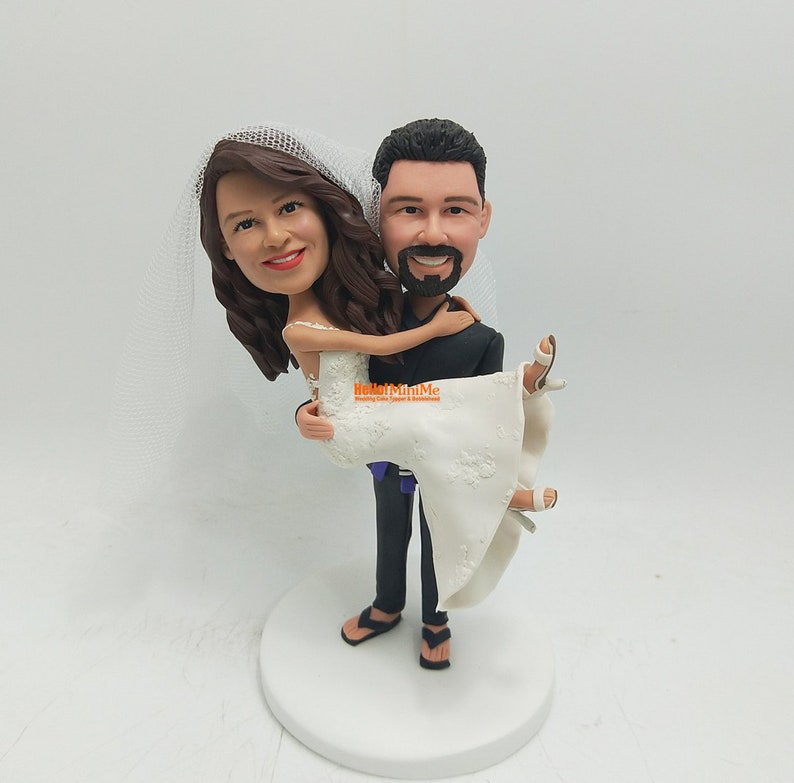Cake Toppers for Wedding Bobble Head Wedding Topper Custom - Etsy