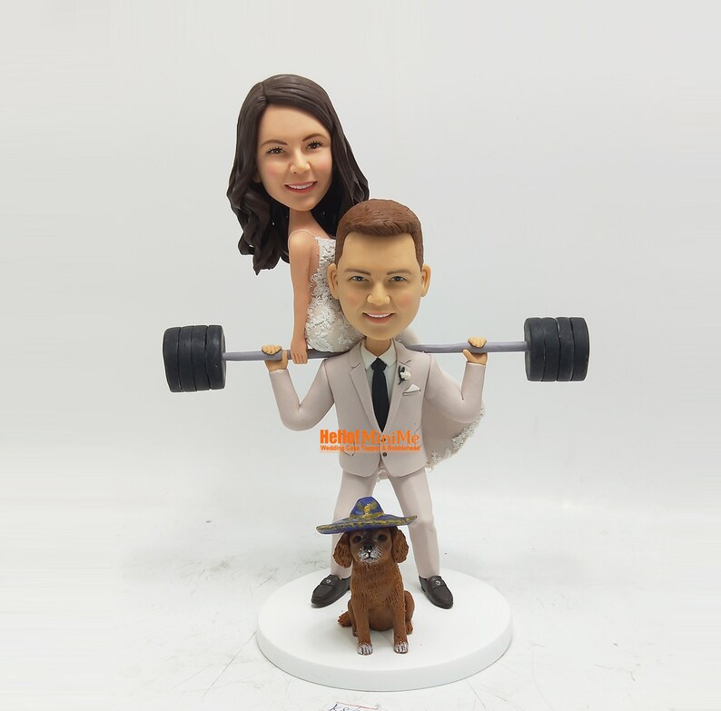 Weight Lifting Cake Topper Custom Cake Topper Wedding Topper - Etsy