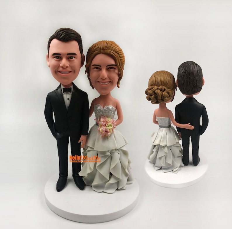Custom Cake Topper Bobblehead Wedding Topper Custom Bobblehead - Etsy