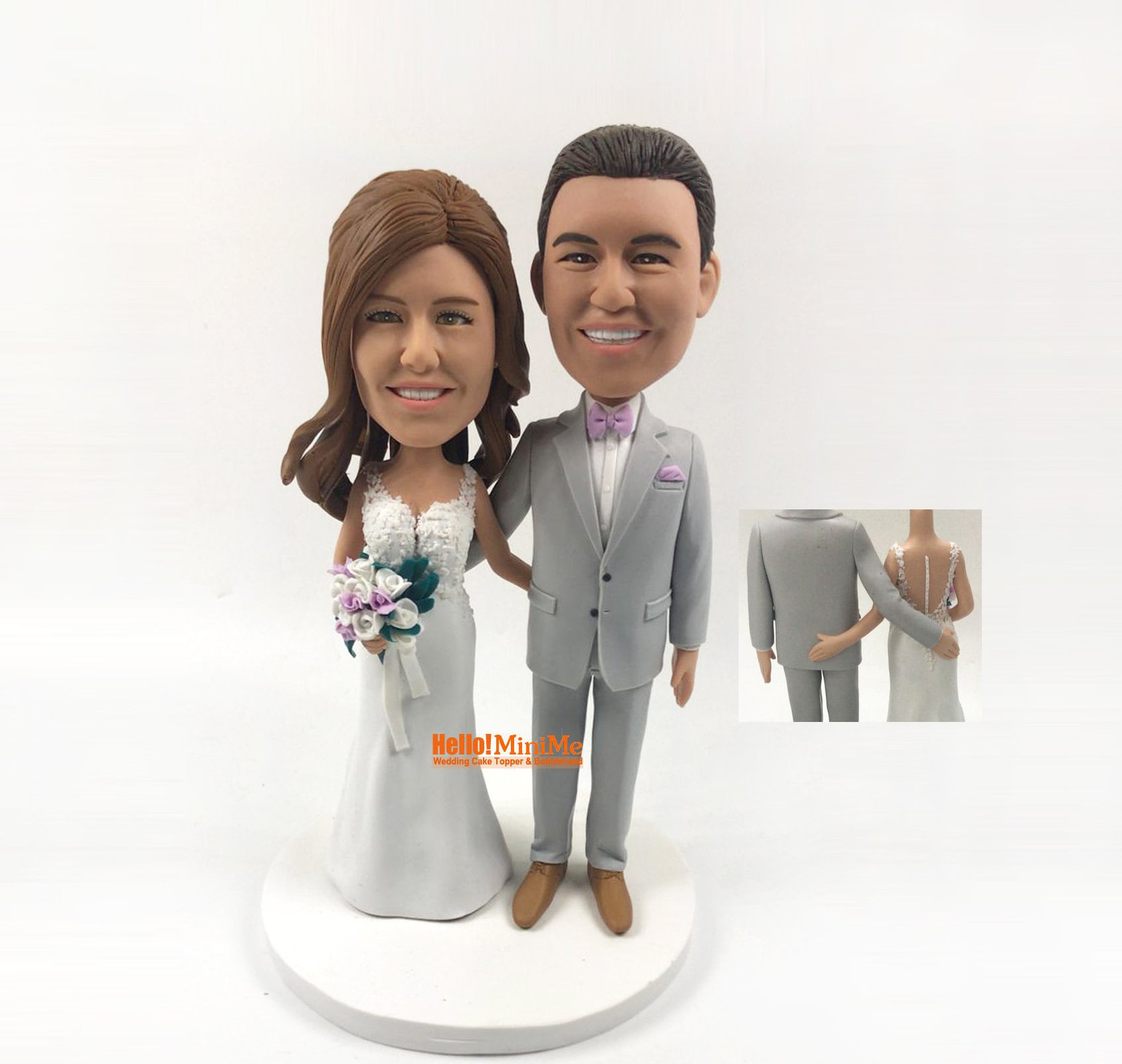 Pastel topper boda topper personalizado bobblehead boda topper | Etsy