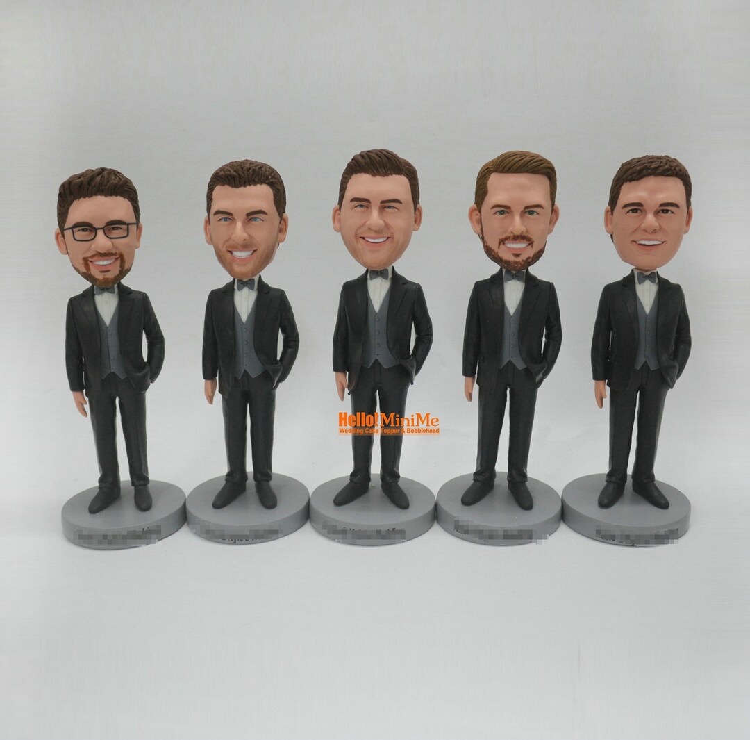 Groomsmen Gift Groomsman Bobblehead Bestman Bobblehead Best Men Bobble ...