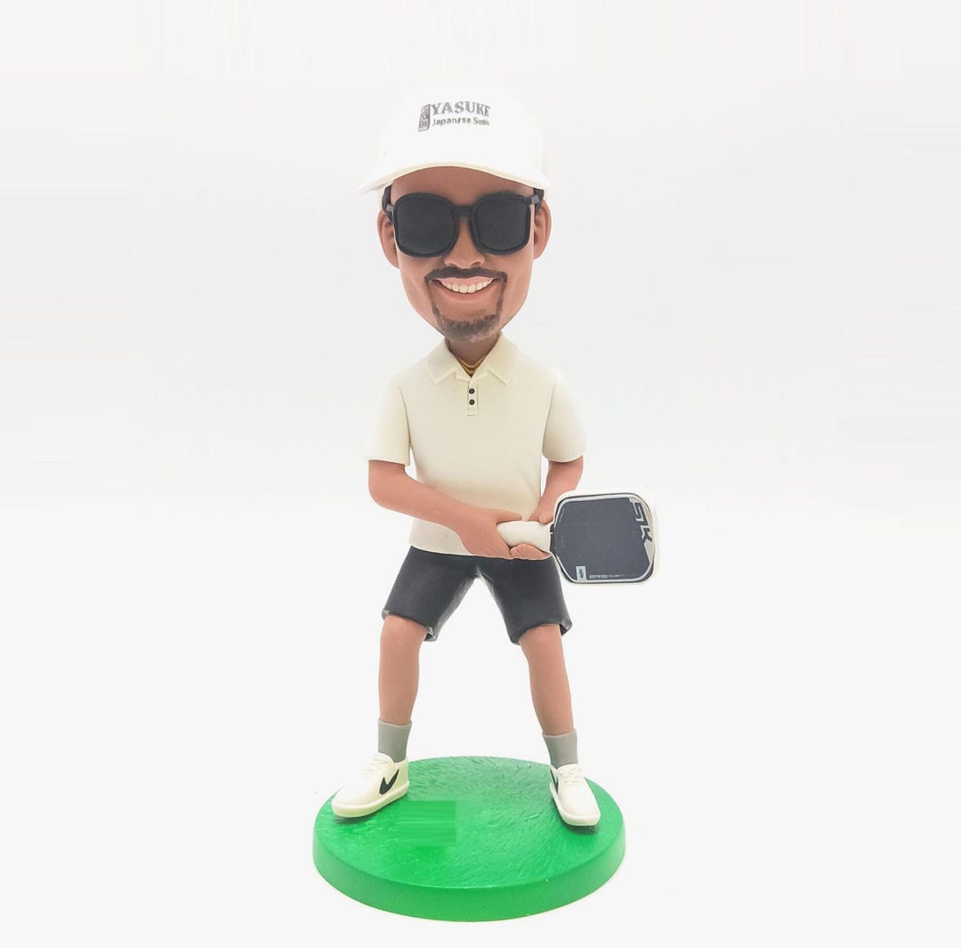 Custom Pickleball Bobblehead – Personalized Pickleball Figurine Gift ...
