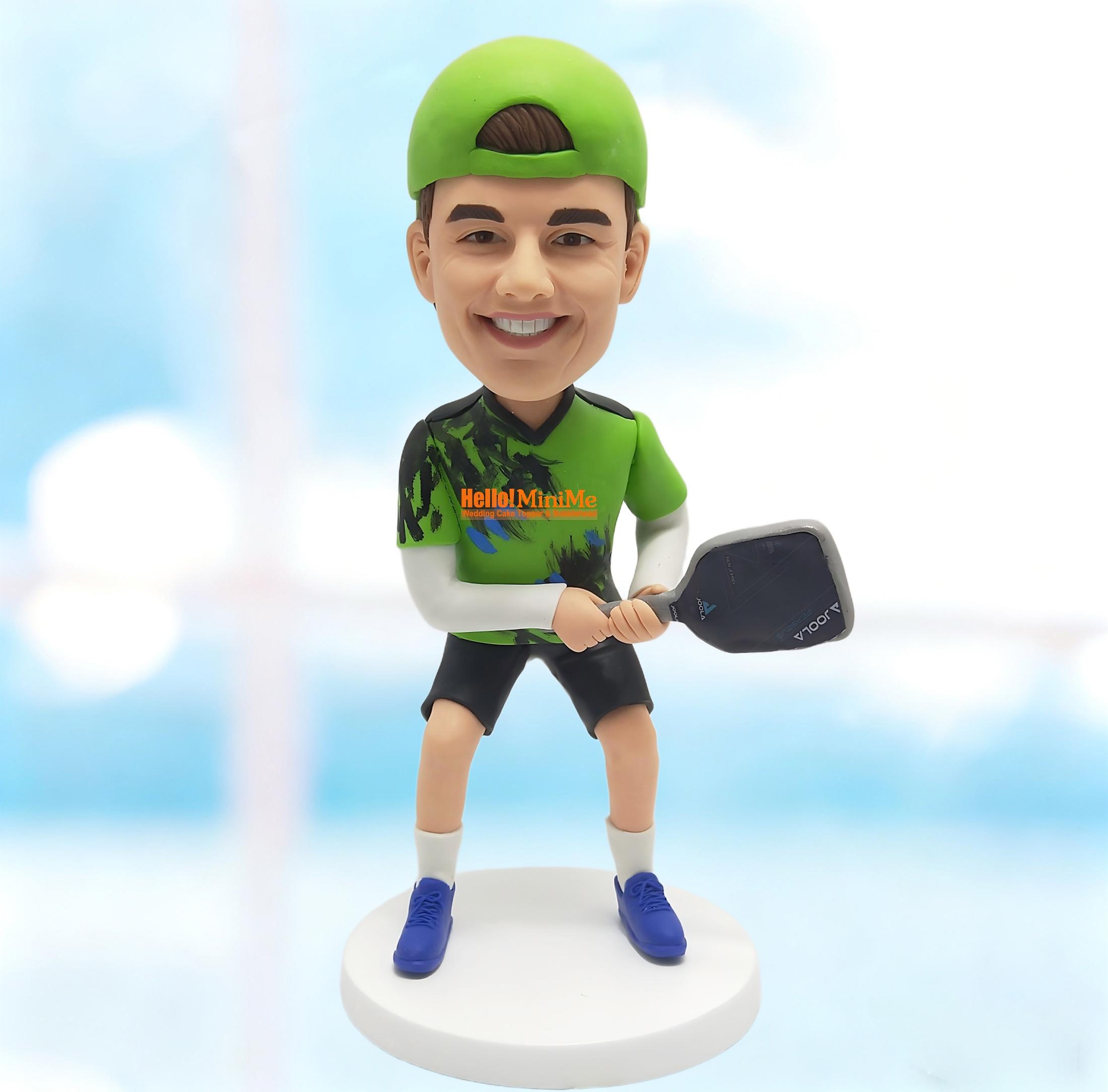 Custom Pickleball Player Bobblehead, Personalized Sports Gift for Dad ...