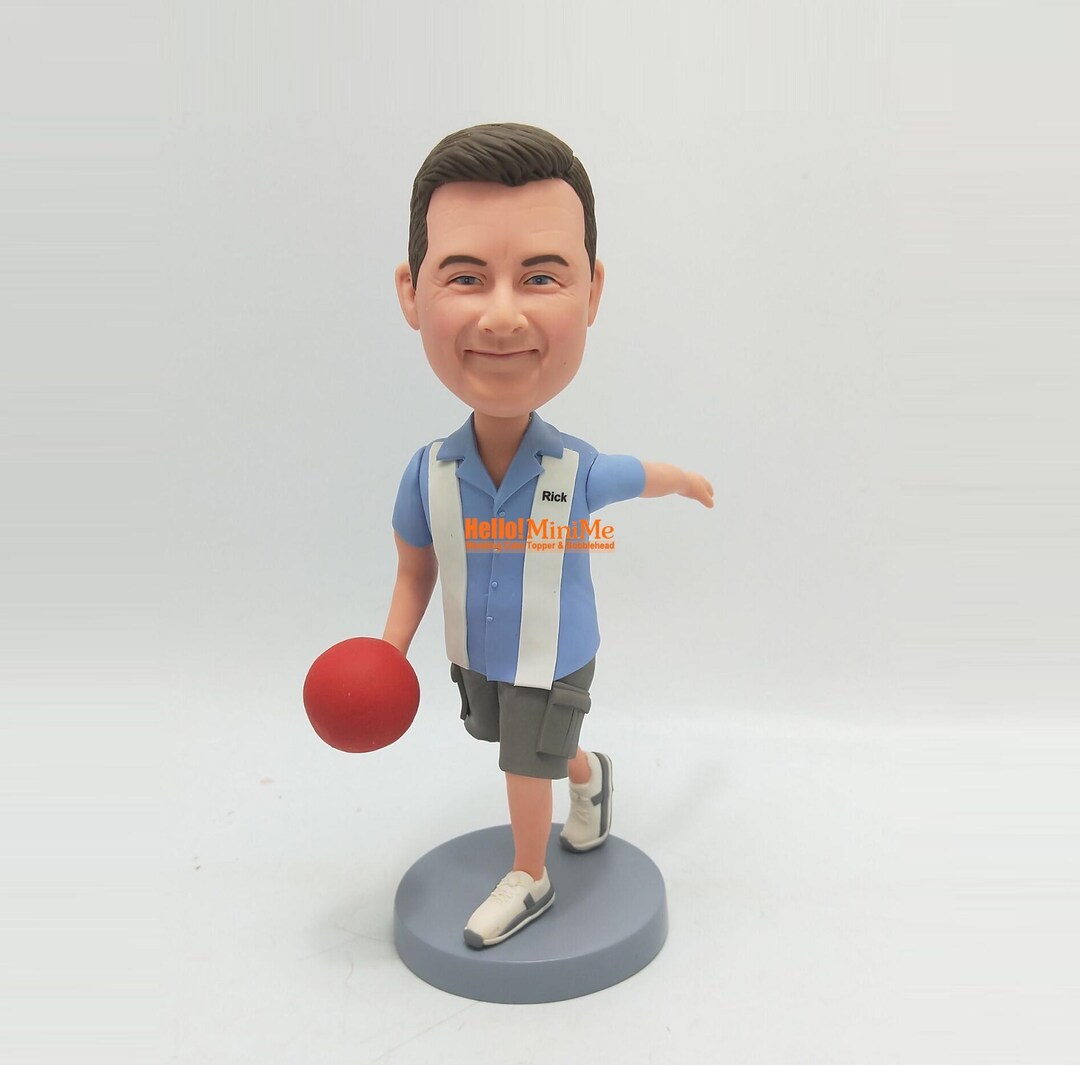 Custom Bowling Bobblehead Gift: Personalized Bowler Figurine –K725 - Etsy