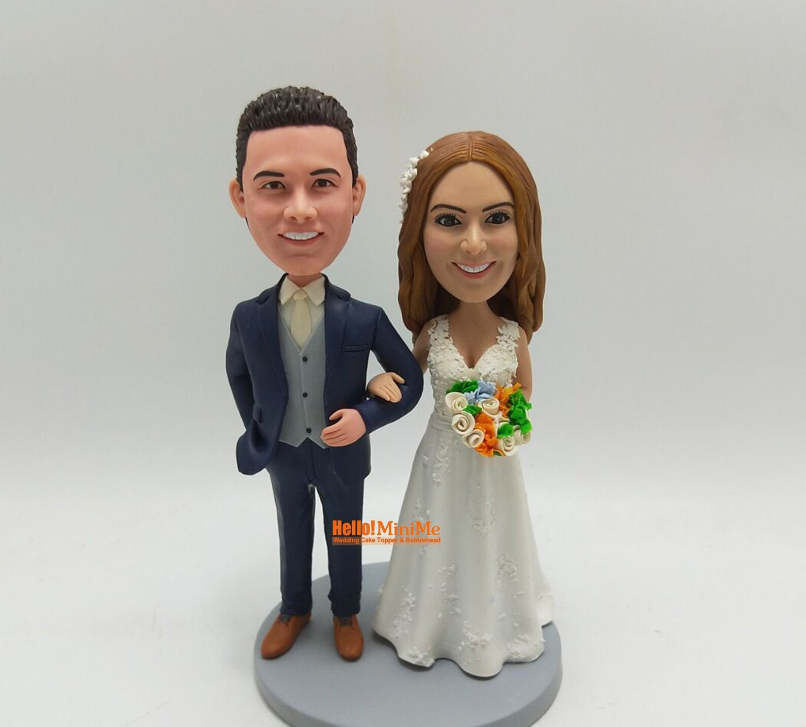 Custom Made Cake Topper Bobble Head Custom Cake Topper Wedding - Etsy