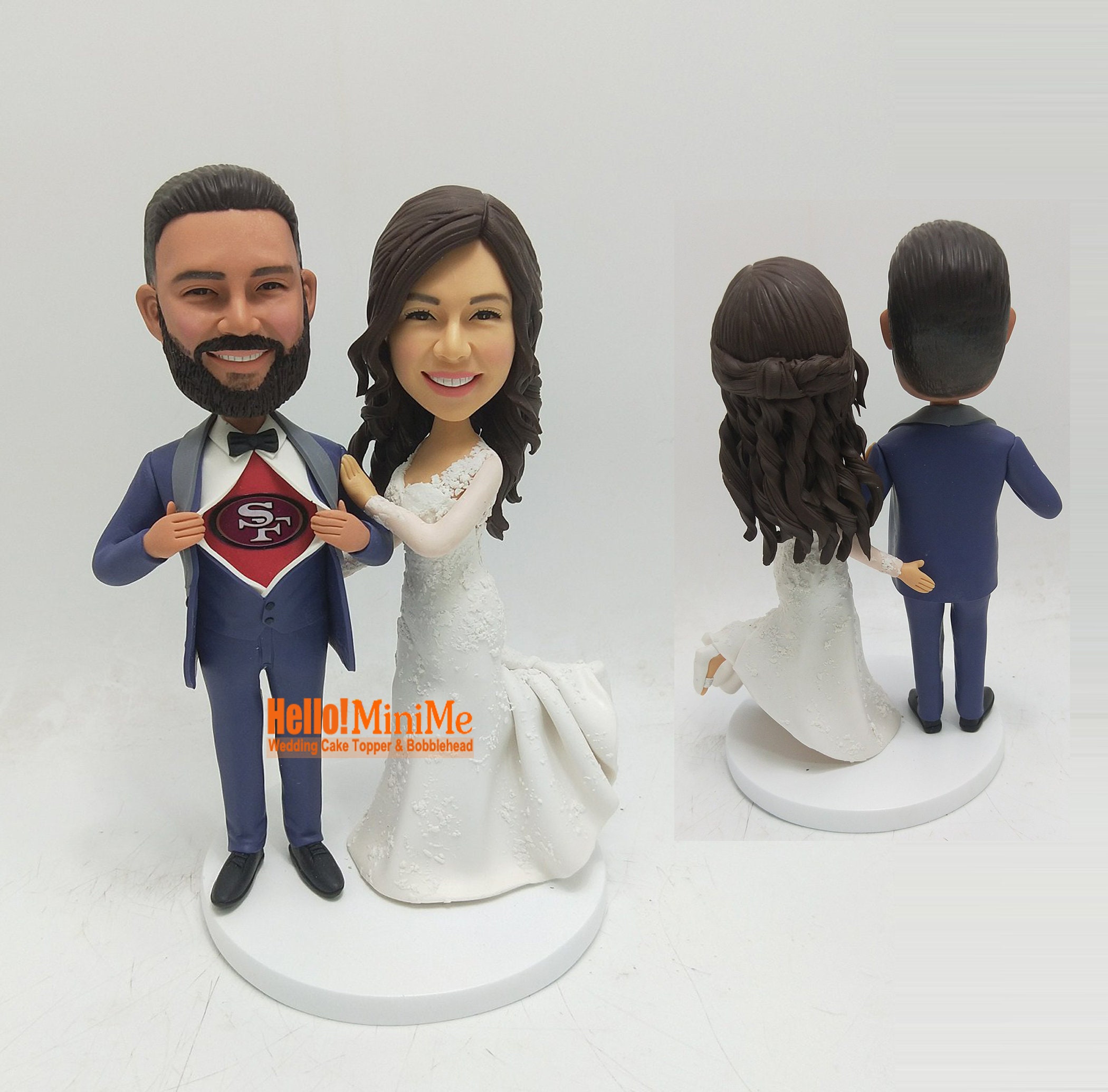 Cake Toppers for Wedding Bobble Head Custom Cake Topper | Etsy