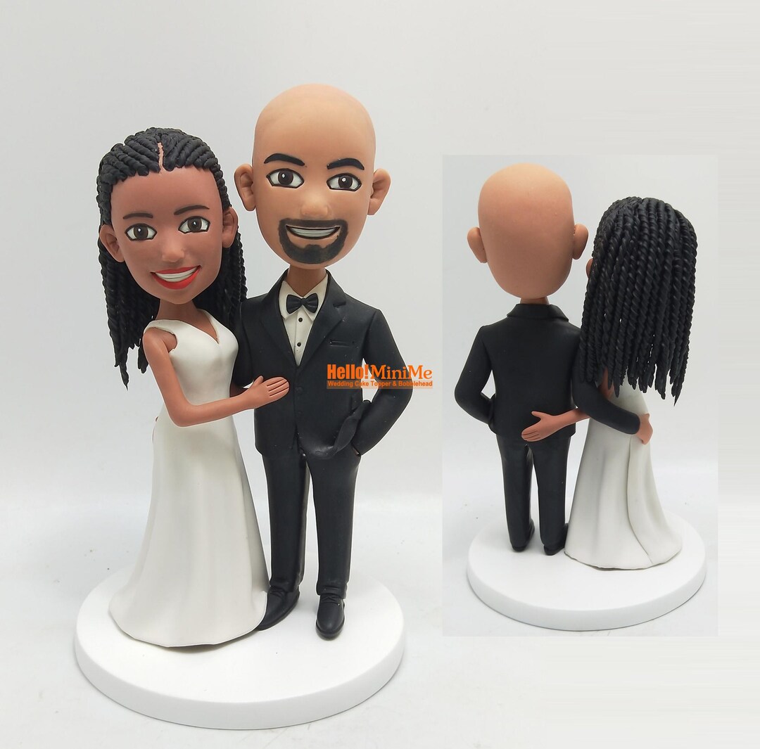 Bitmoji Wedding Cake Topper Bobblehead Custom Bitmoji Bobblehead Cake ...
