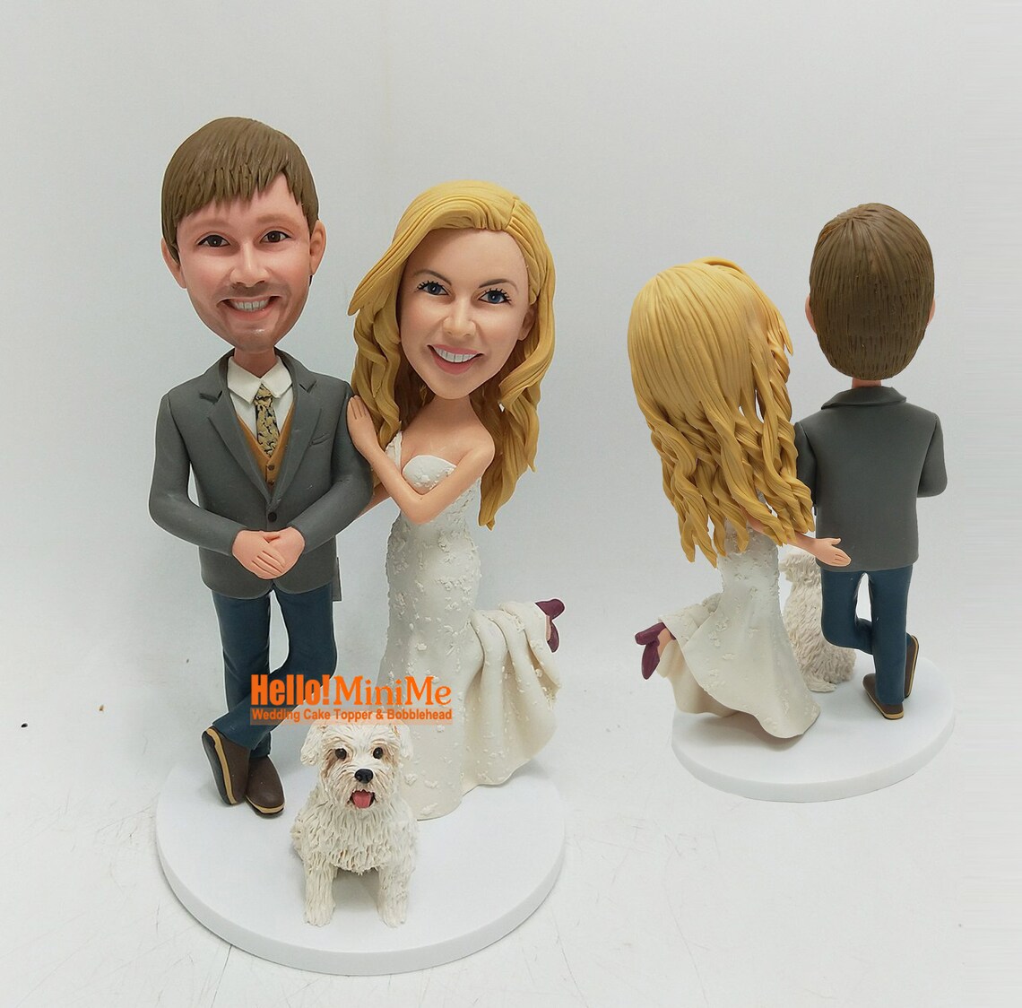 Cake Topper Bobblehead Custom Cake Topper Wedding Cake Topper - Etsy
