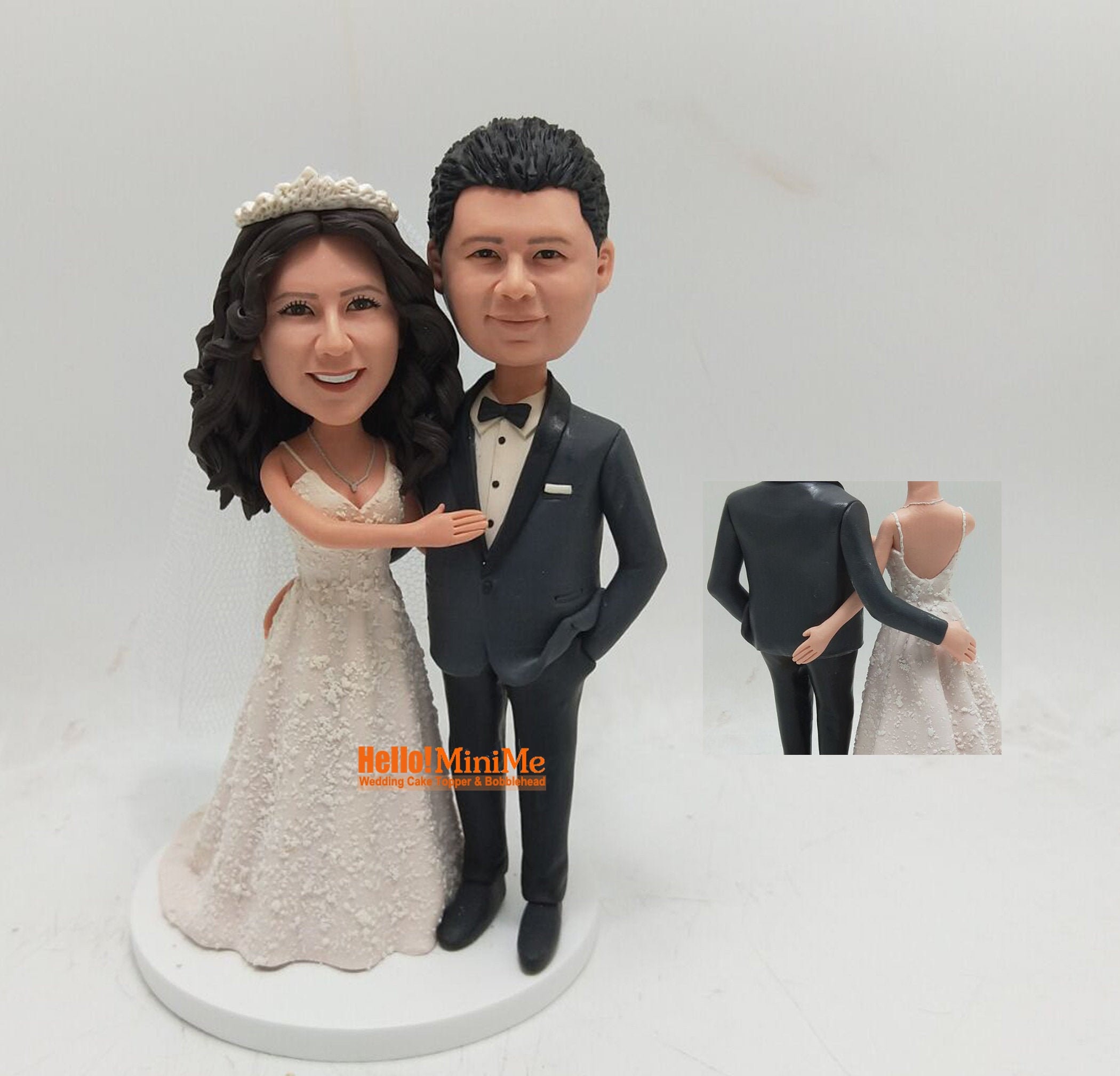 Wedding Cake Topper Bobble Head Cake Toppers for Wedding | Etsy
