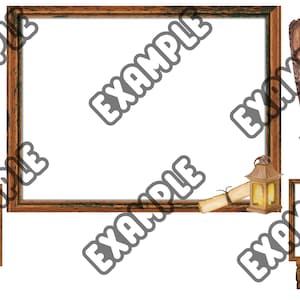 Dnd or TTRPG Wooden Livestream Overlay for Actual Play - Supports DM ...