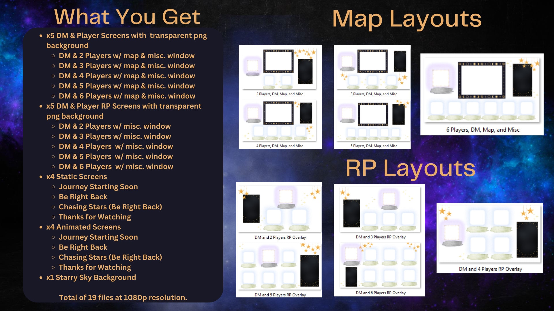 Livestream Overlay | Dnd | TTRPG | Actual Play | Youtuber | OBS ...