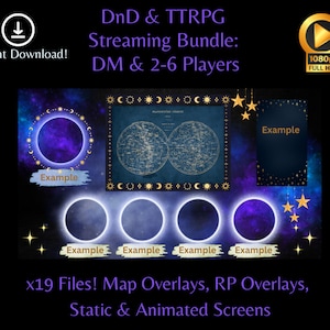 Livestream Overlay for Dnd | TTRPG | Actual Play | Youtuber | OBS ...