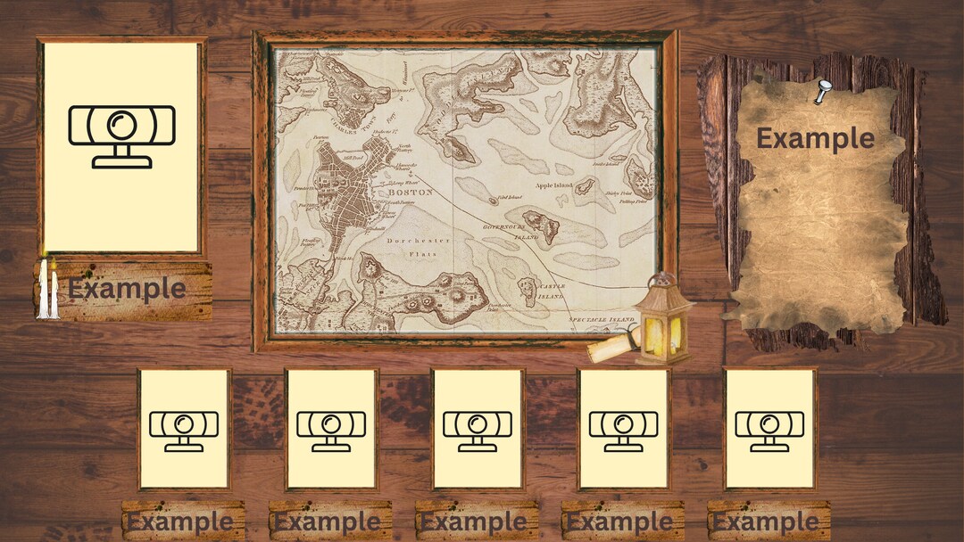 Vertical Format Wooden Livestream Overlay for Dnd/ttrpg Actual Play ...