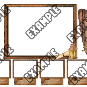Dnd or TTRPG Wooden Livestream Overlay for Actual Play - Supports DM ...